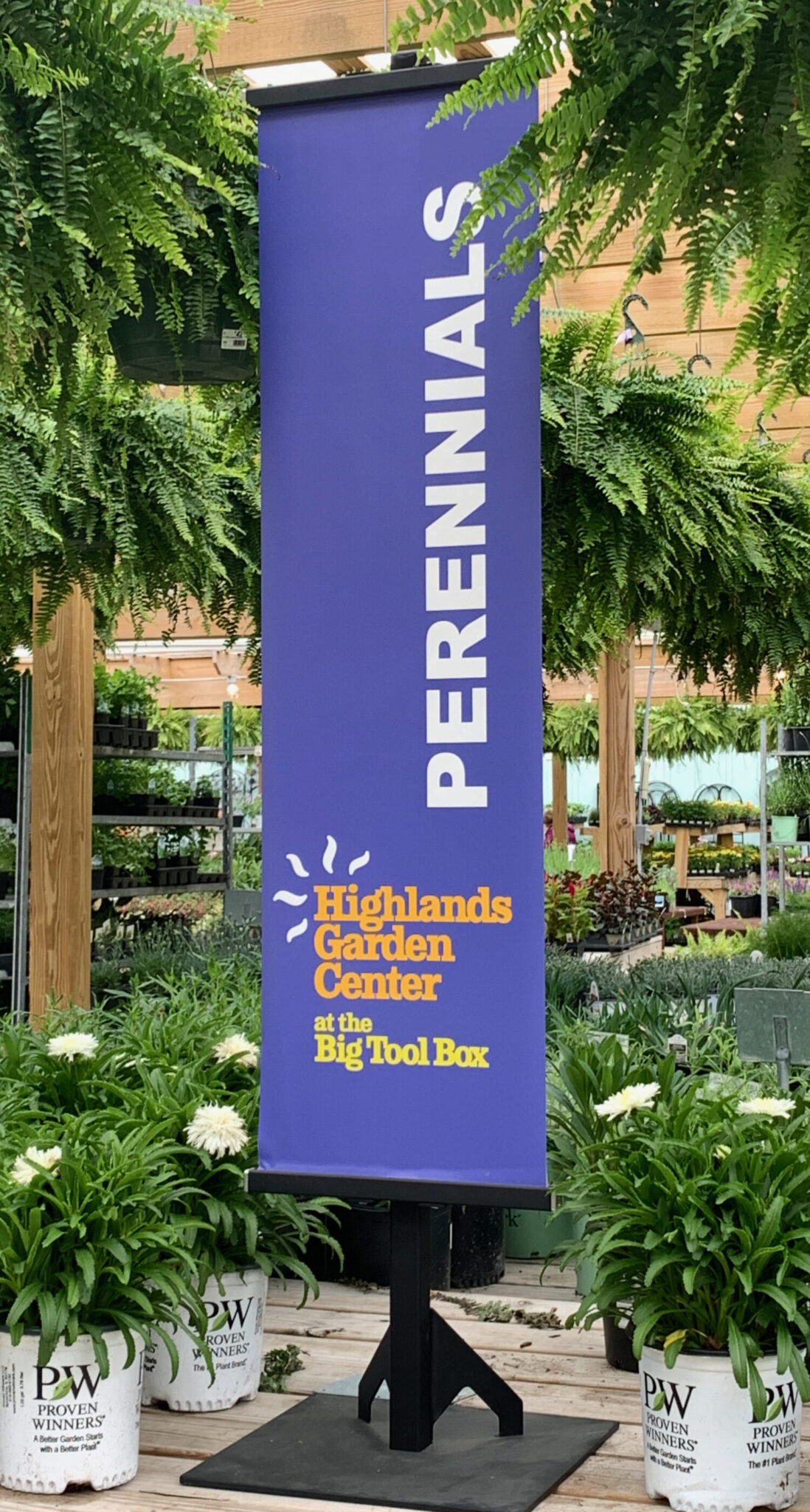 Outdoor Banner Stand - Lawn & Garden Retailer